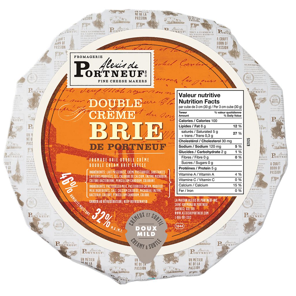 Double crème brie de Portneuf Alexis de Portneuf - Fruiterie Potager