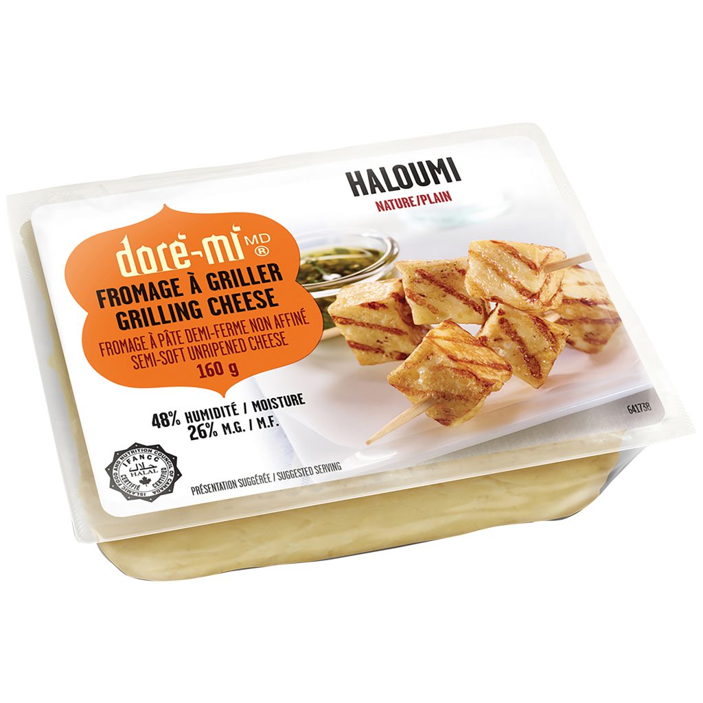 Haloumi rond doré-mi 160g - Fruiterie Potager