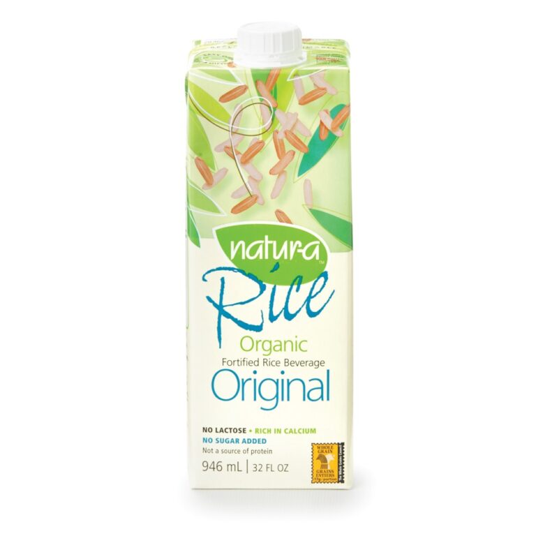 Natur-a Boisson de riz enrichie originale sans gluten et biologique 946 ...