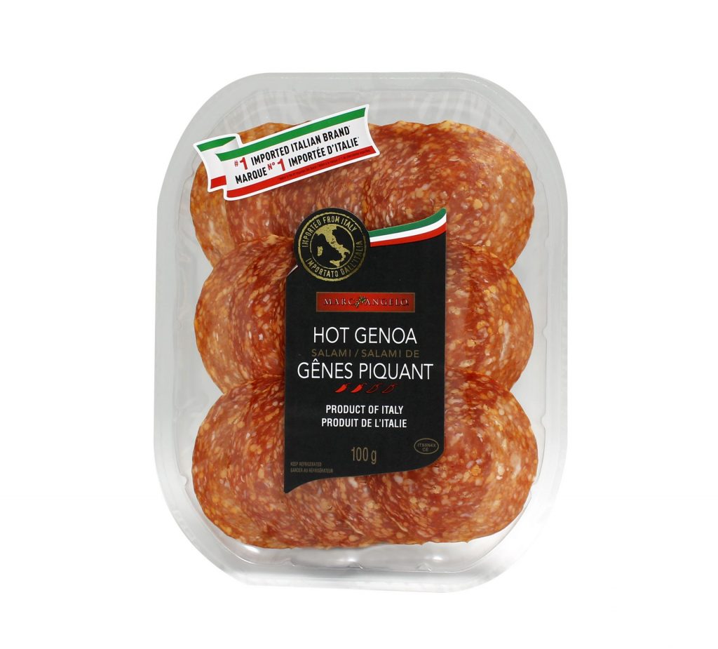 Salami de Gênes piquant Marc Angelo 100 G - Fruiterie Potager