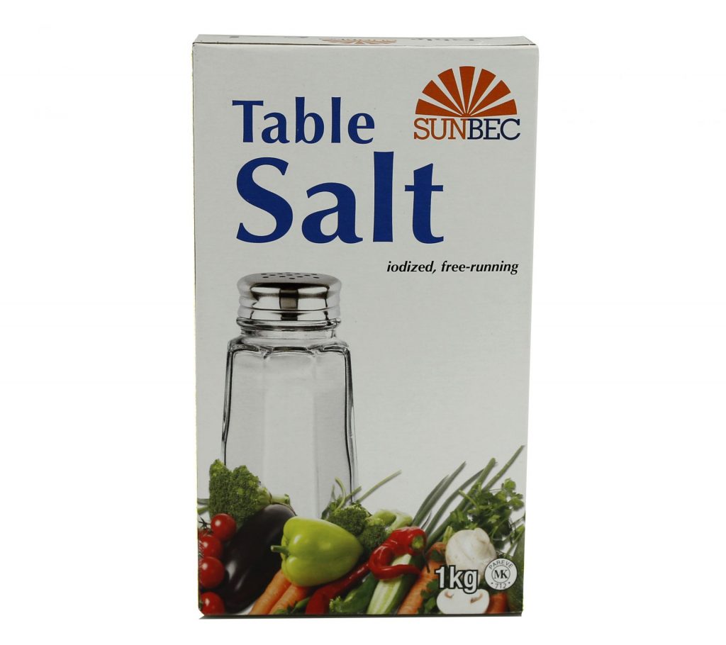 Sel de Table Sunbec 1 KG - Fruiterie Potager