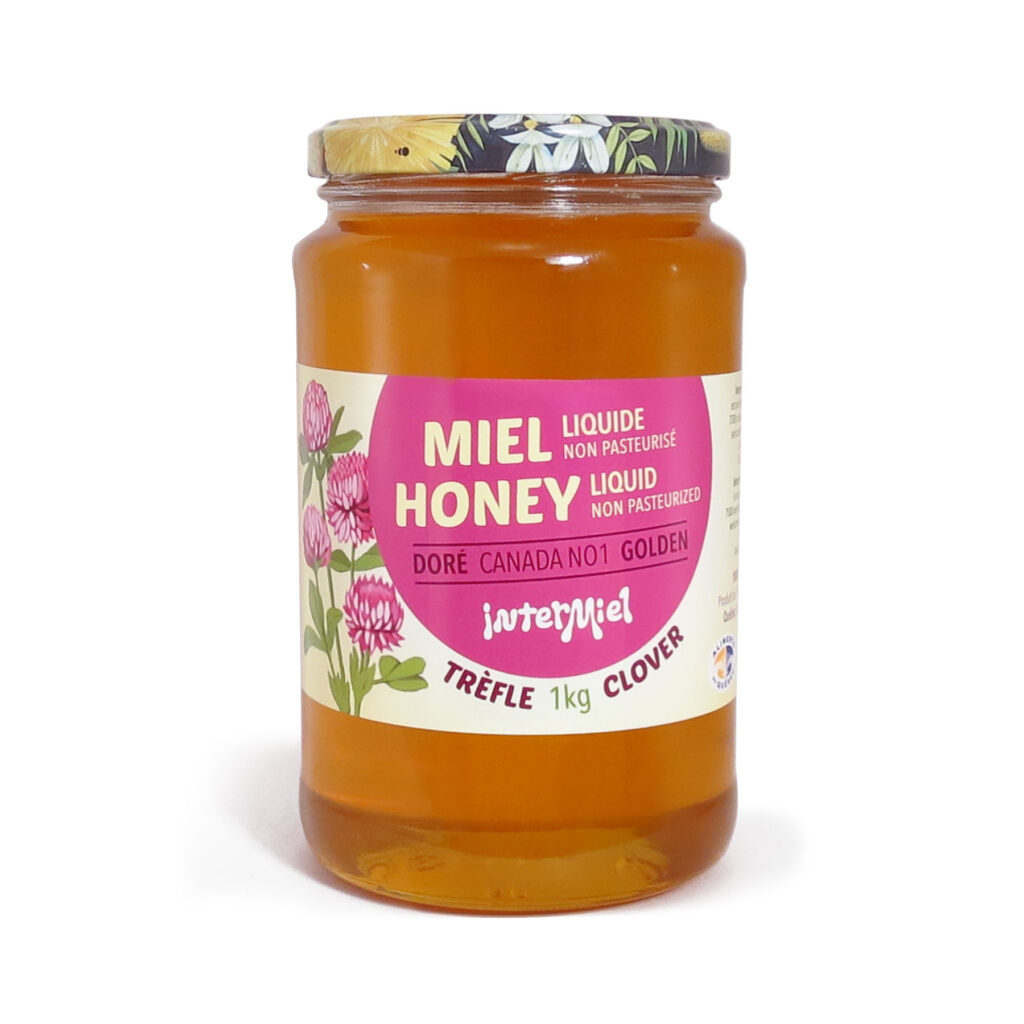 Intermiel Miel de trèfle liquide 1kg - Fruiterie Potager