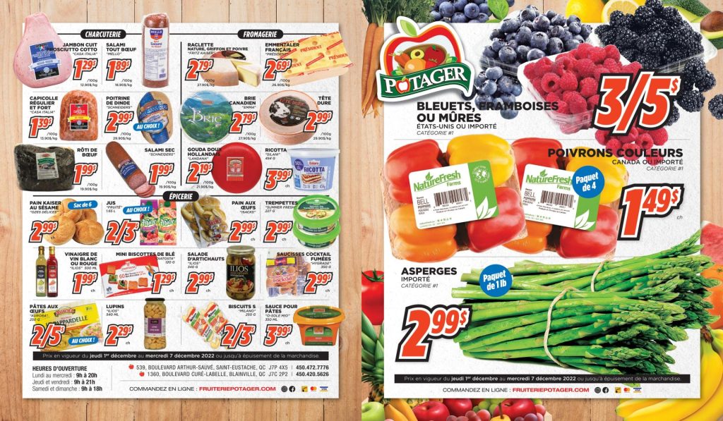 Flyer - Fruiterie Potager